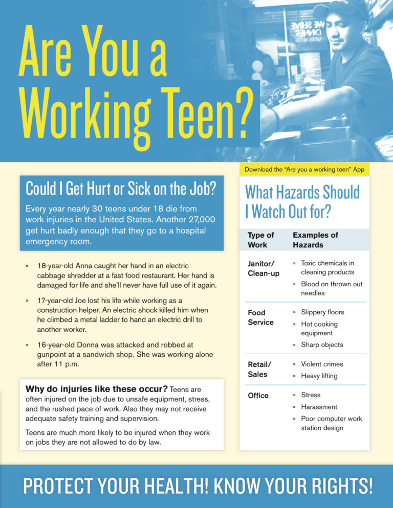 Are You A Working Teen? Factsheet - Chapman University | Transition CA