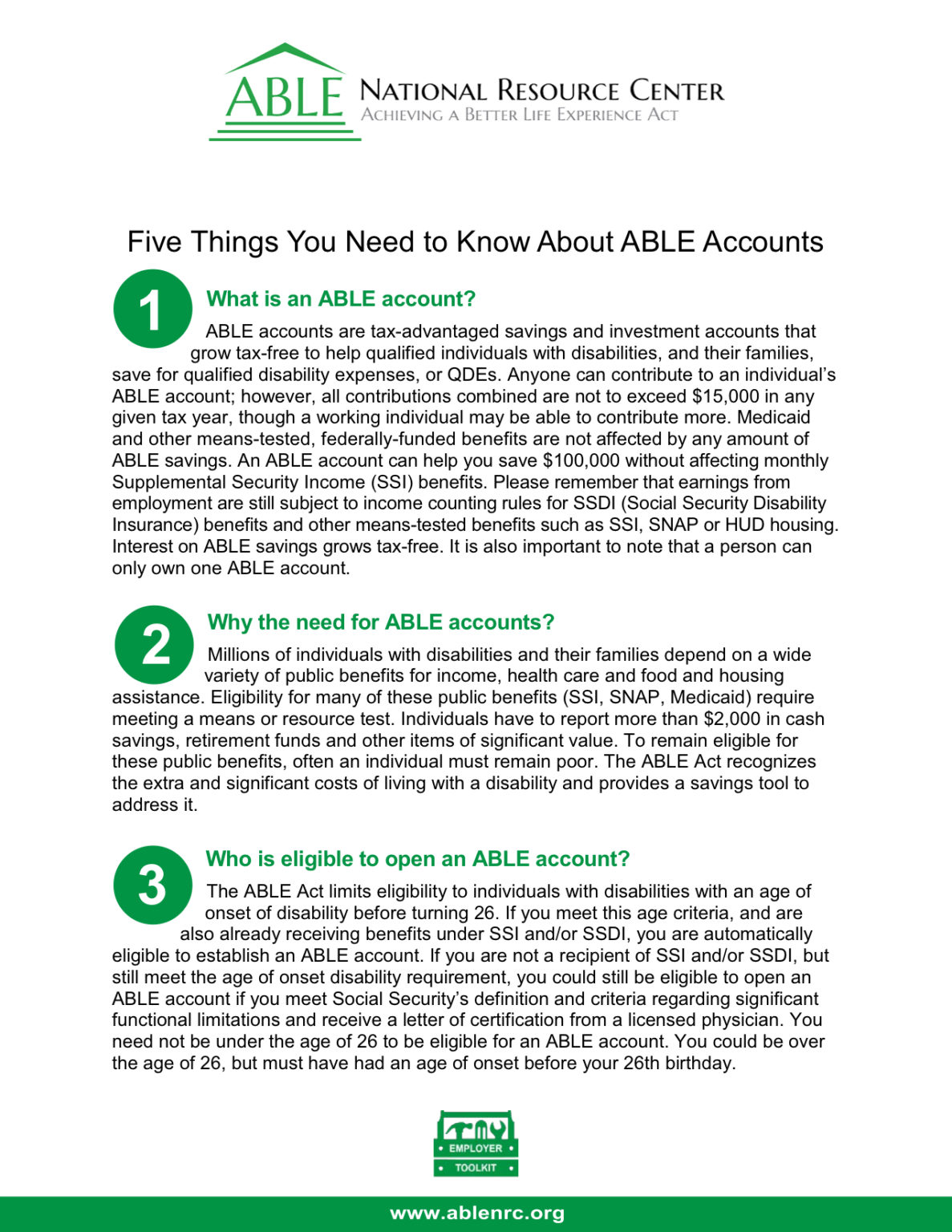 Five Things to Know about ABLE Accounts - Chapman University ...