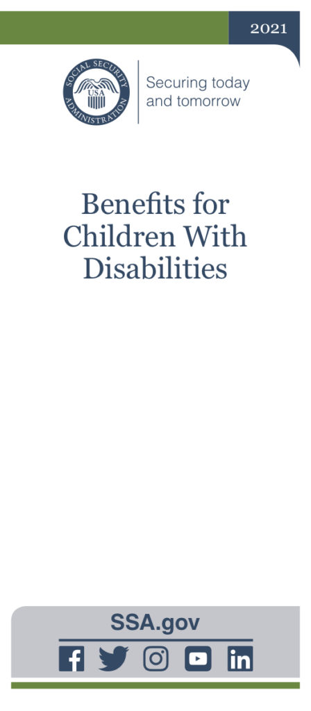 SSI Benefits for Children With Disabilities - 2021 - Chapman University ...