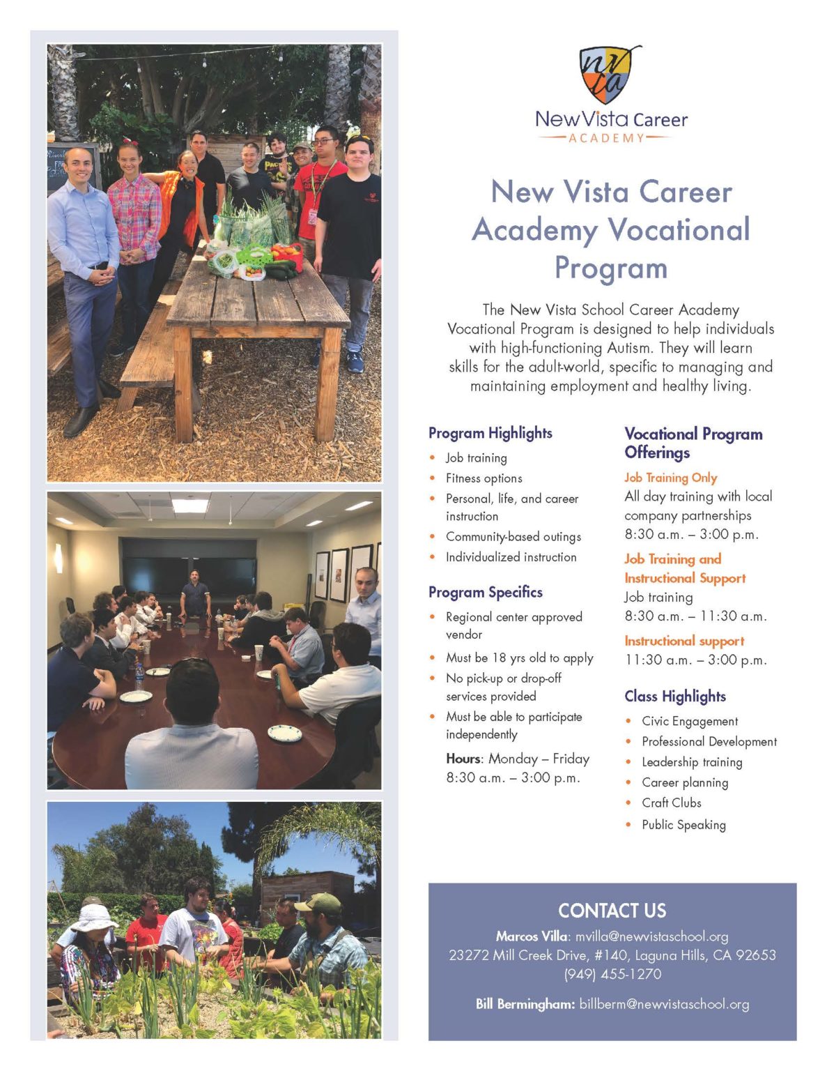 Career Academy Flyer 5.13.20 - Chapman University | Transition CA