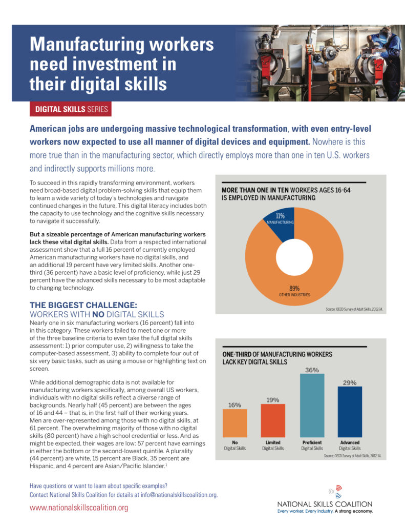 Digital Skills - Manufacturing Workers - Chapman University | Transition CA