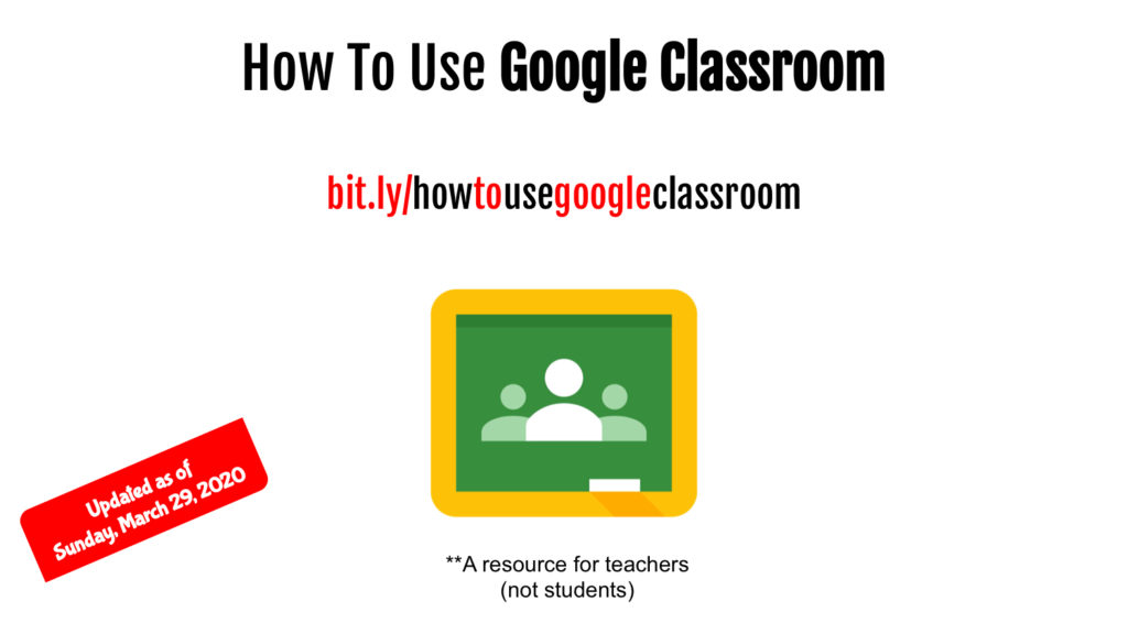 For Teachers - How To Use Google Classroom - Chapman University ...