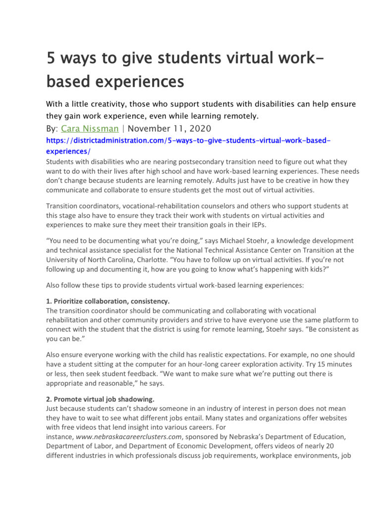5 ways to give students virtual work - Chapman University | Transition CA