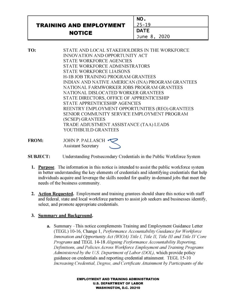 PSE Training & Employment Notice Certificates 2020 - Chapman University ...