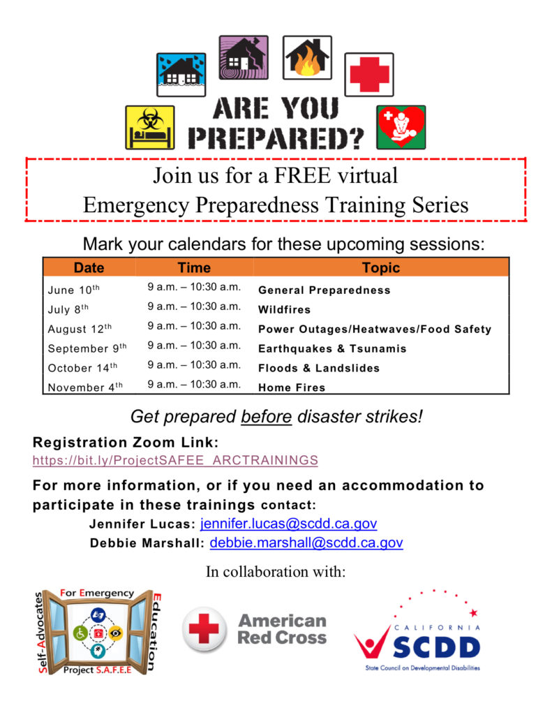 Emergency Prep - Red Cross Flyer Final - Chapman University | Transition CA