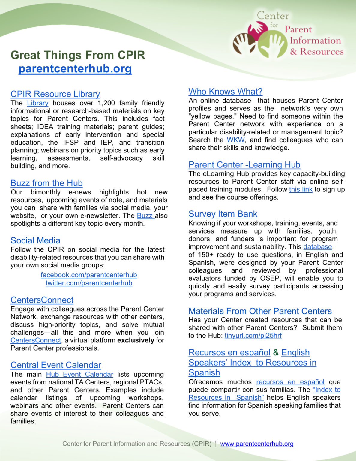 Parent Resource: Great Things You'll Find On CPIR - Chapman University ...
