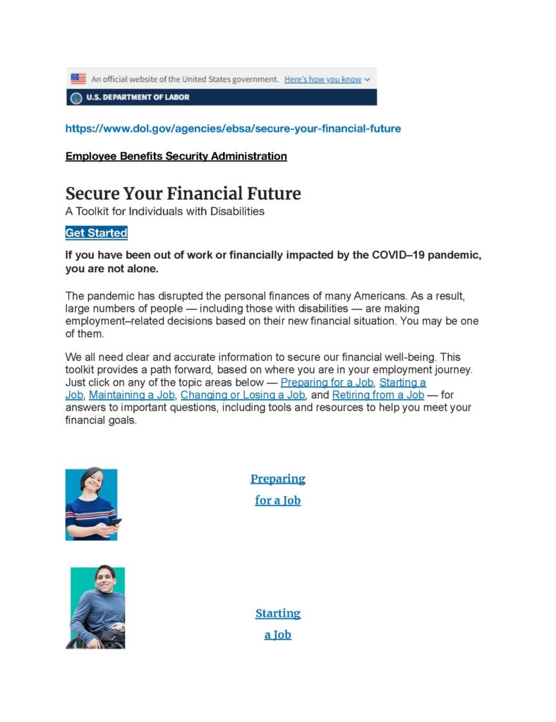 Secure Your Financial Future Toolkit for IWD - Chapman University ...