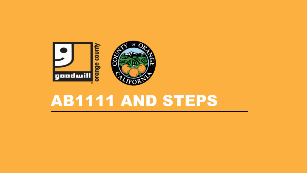 AB1111 and STEPS - Chapman University | Transition CA