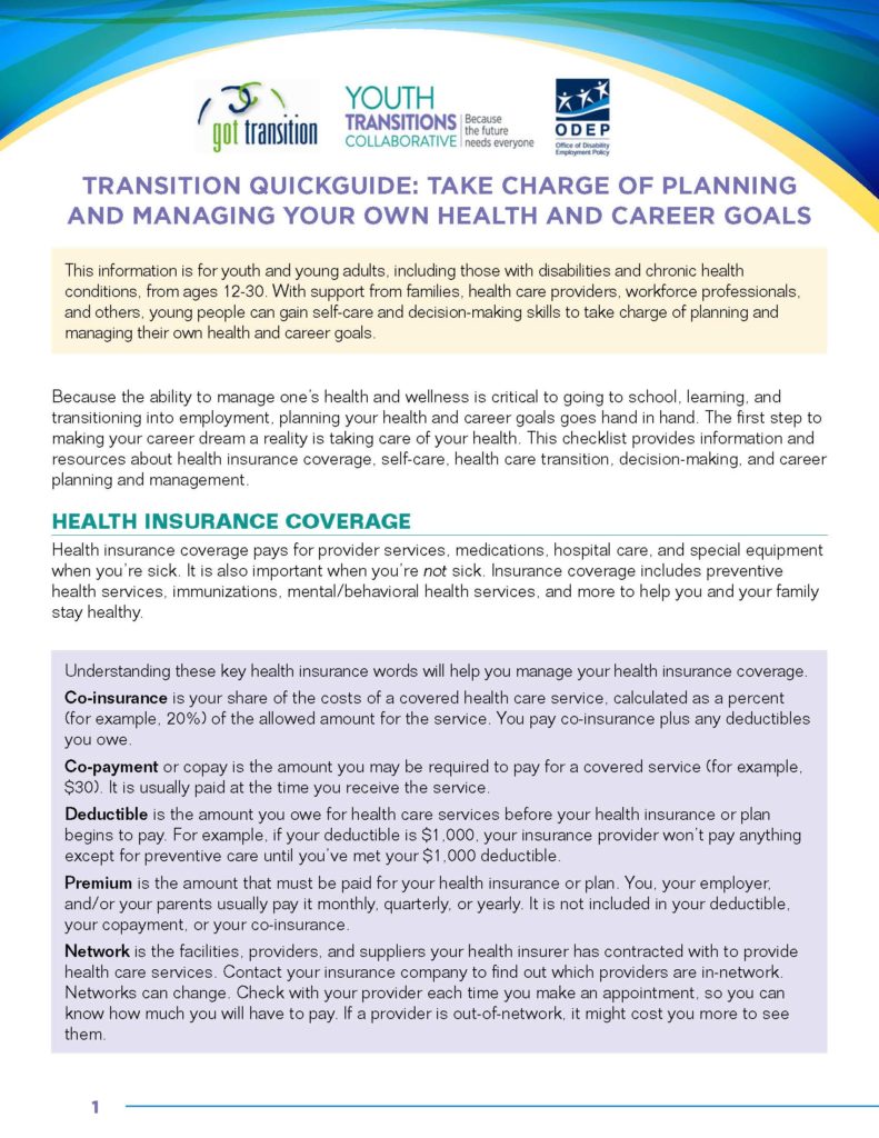 Health Care Career Transition Quick Guide - Chapman University ...