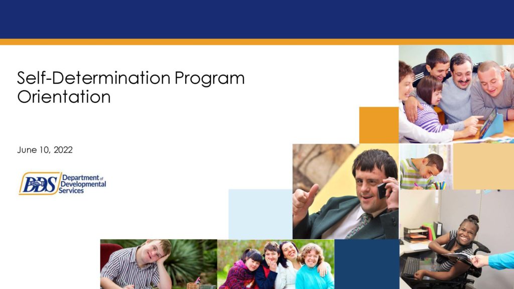 Self-Determination Program Orientation Presentation - English Version ...