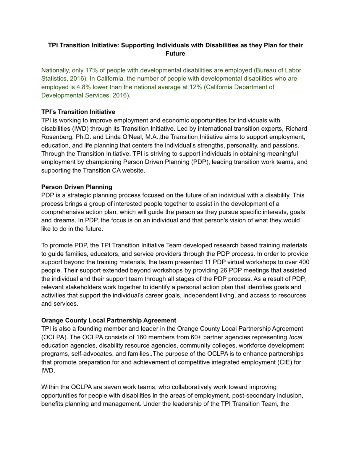 Transition Article - Chapman University | Transition CA