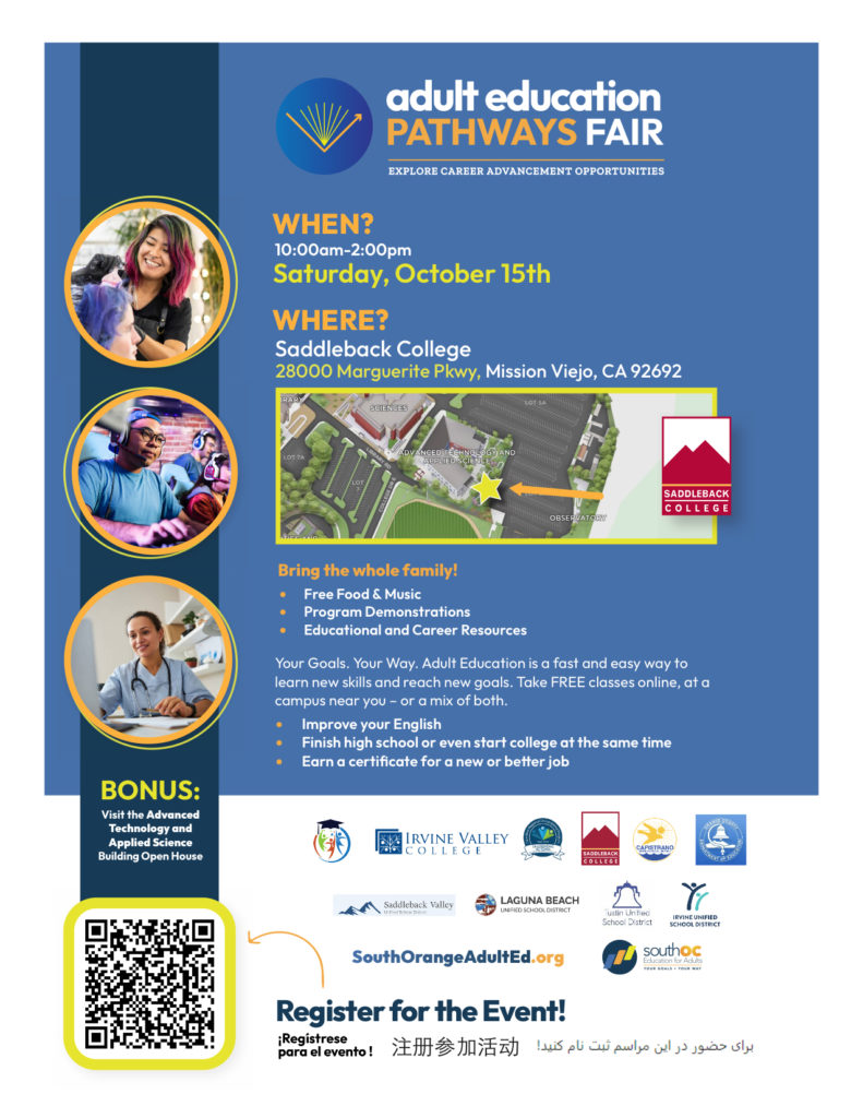 South OC AEFP Flyer - Chapman University | Transition CA