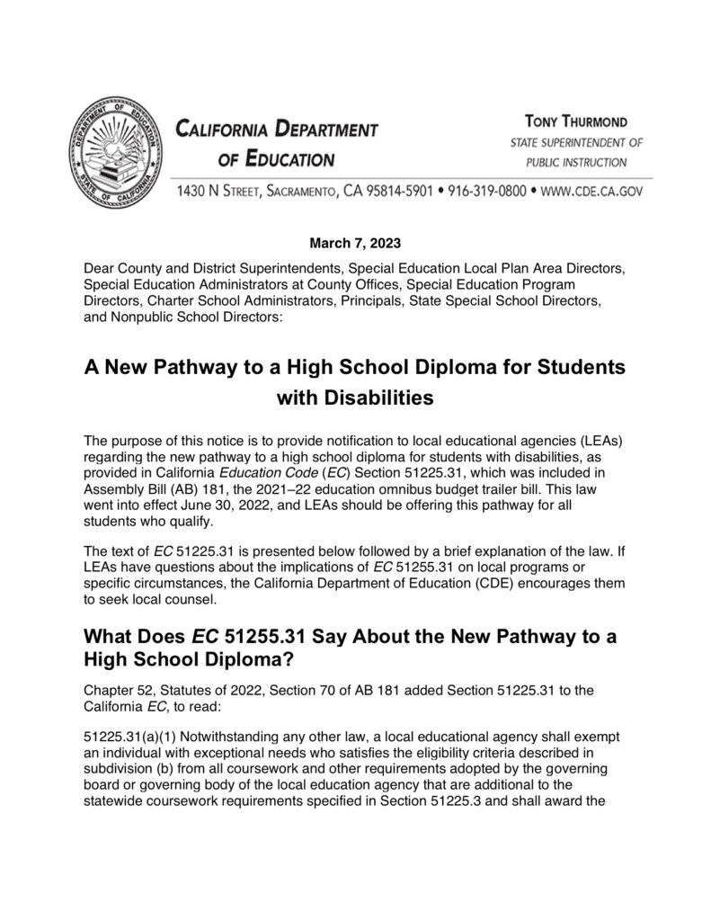 A New Pathway to A Diploma 3-2023 - Chapman University | Transition CA