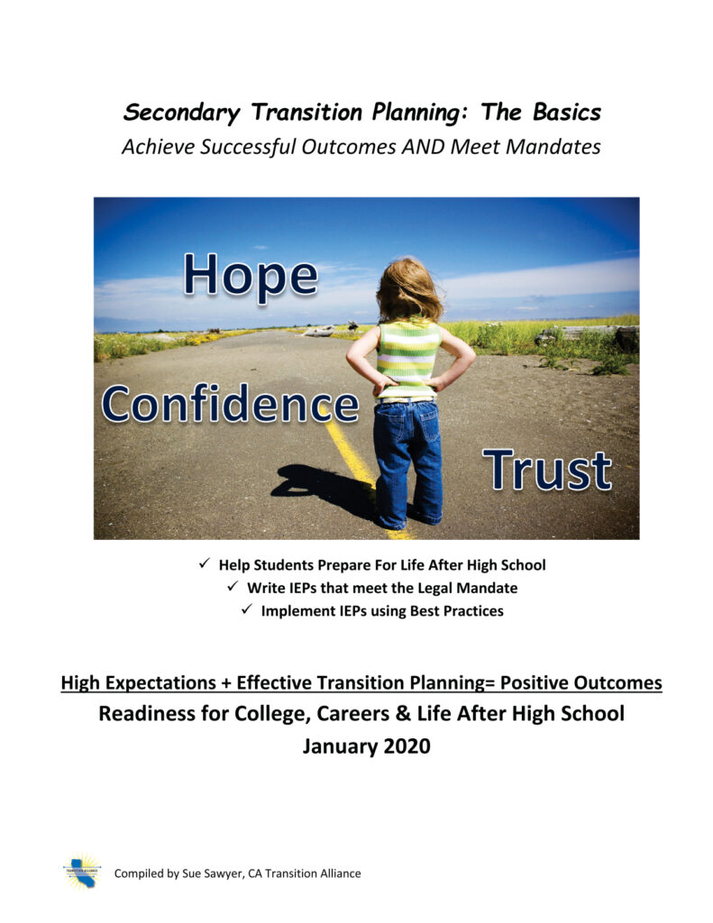 Secondary Transition Planning - The Basics 2020 - Chapman University ...