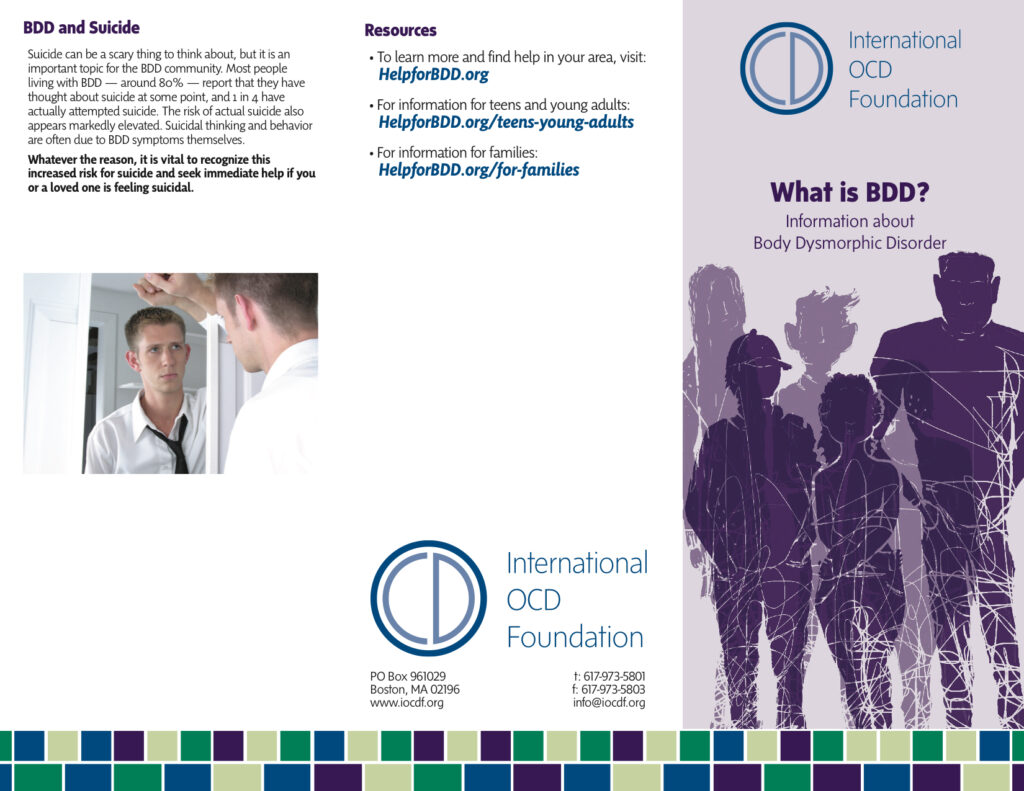 Body Dysmorphic Disorder Brochure - Chapman University | Transition CA