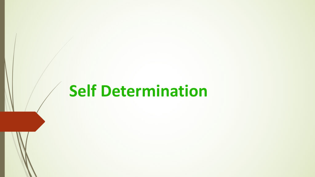 Self Determination - Chapman University | Transition CA