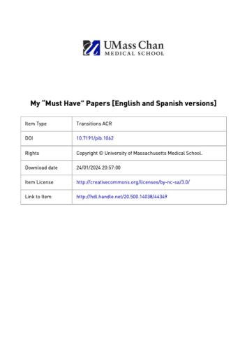 Mis documentos esenciales - Chapman University | Transition CA