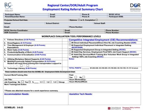 F.R. Attachment #8 OCWBL#3 OC Employment Rating Referral Chart Fillable ...